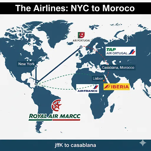 New York to Morocco Flight Time: An Effortless 7-Hour Trip